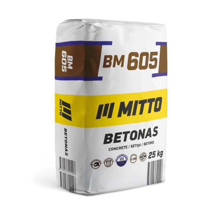 Betonas BM605, 25 kg - MITTO